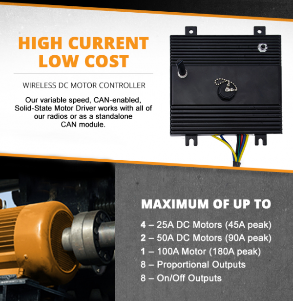 Wireless DC Motor Controller | Anderson Controls